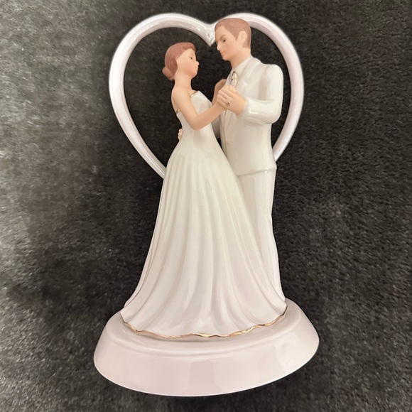 Lenox | Party Supplies | Lenox Heart Wedding Cake Topper | Poshmark